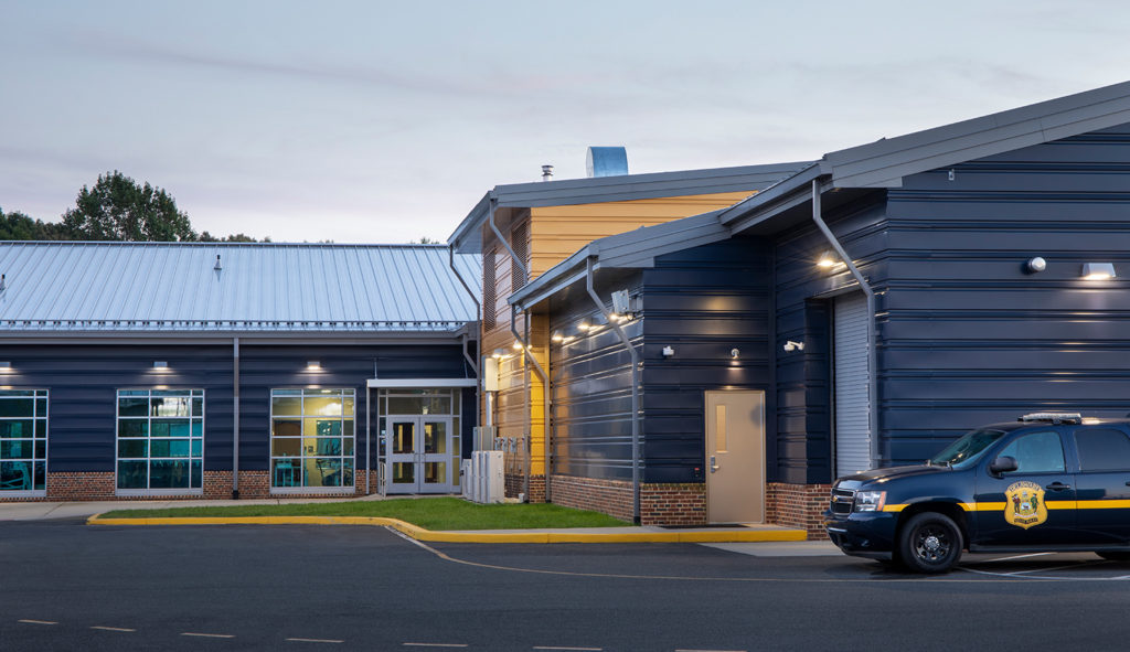 Delaware State Police Troop 3 | Becker Morgan Group | Architecture & Design