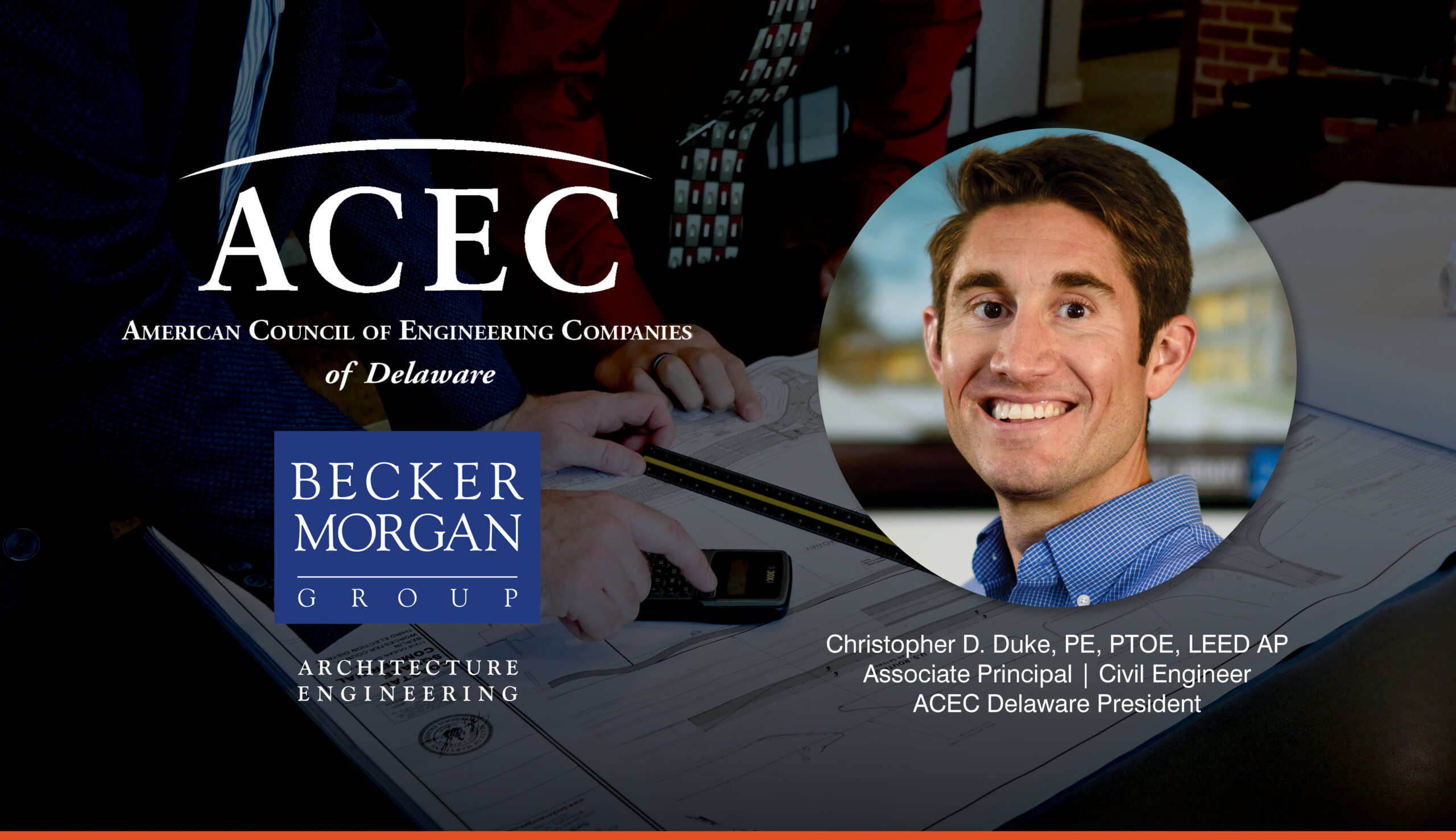 Duke Named President of ACEC Delaware | Becker Morgan Group